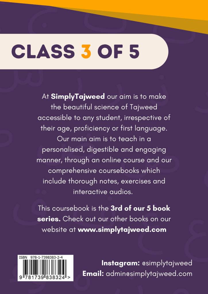 Book 3: Letter Characteristics - SimplyTajweed